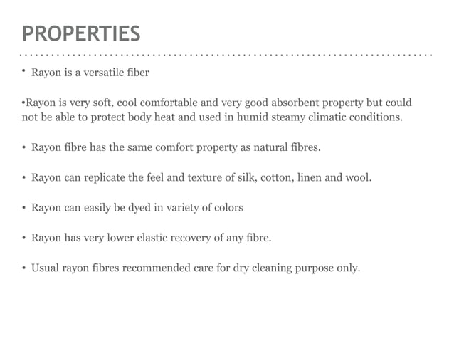 RAYON POLYMER POLYMER CHEMISTRY pptx | PPT