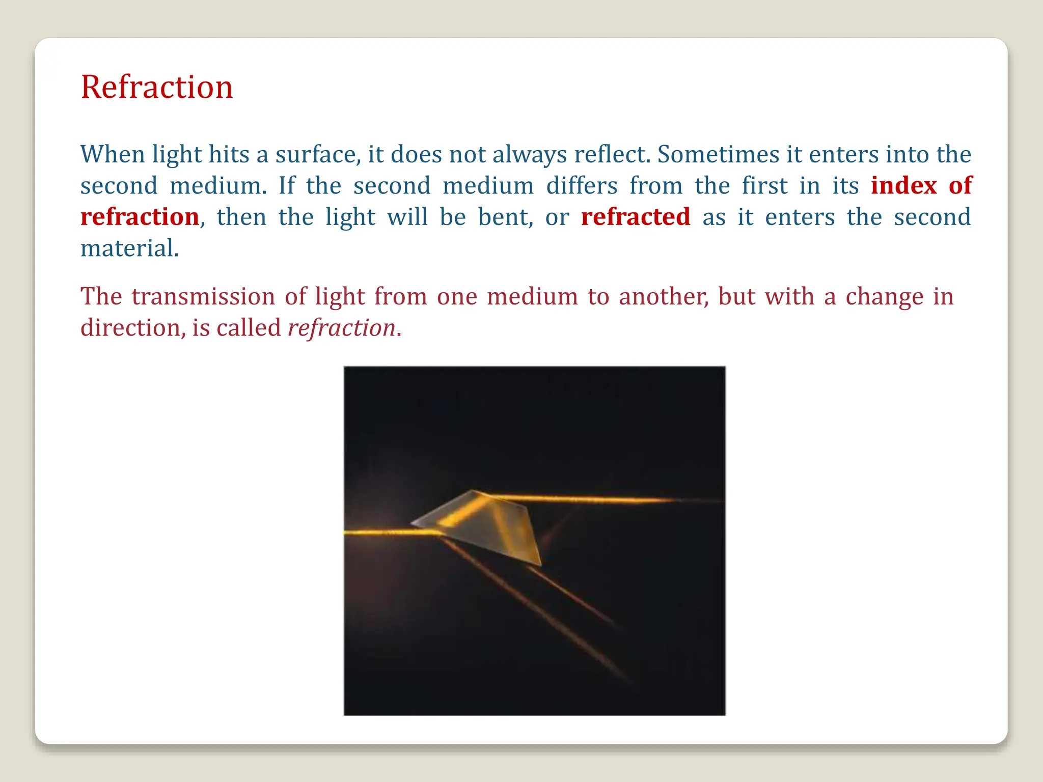 Geometrical Optics for high school English | PPTX