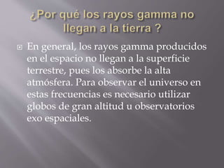 Rayos gamma | PPTX