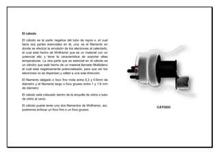 El tubo de rayos x | DOCX