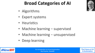 An Introduction to AI and Automation | PDF | Artificial Intelligence ...