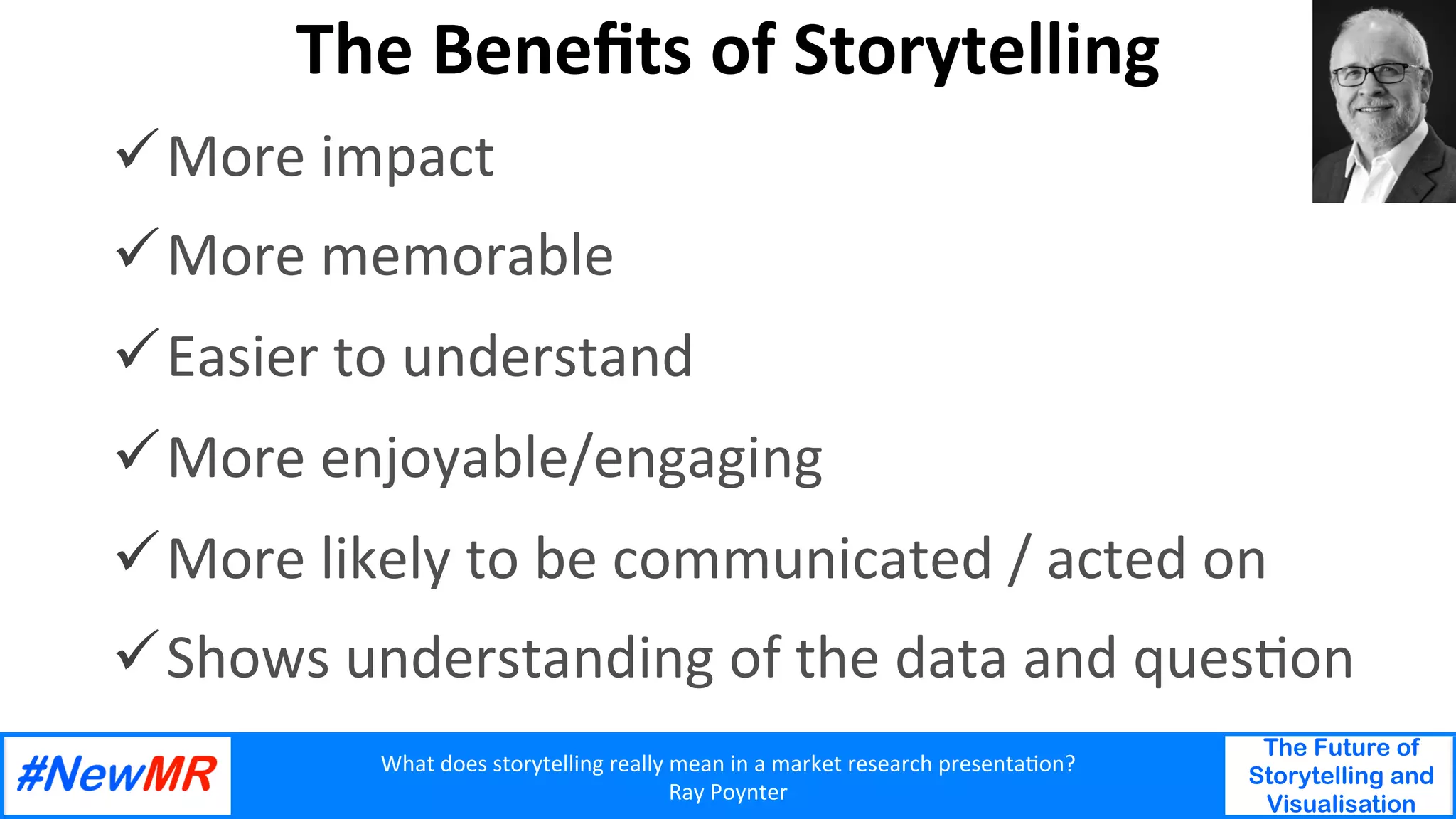 What does storytelling really mean in a market research presentation? | PPT