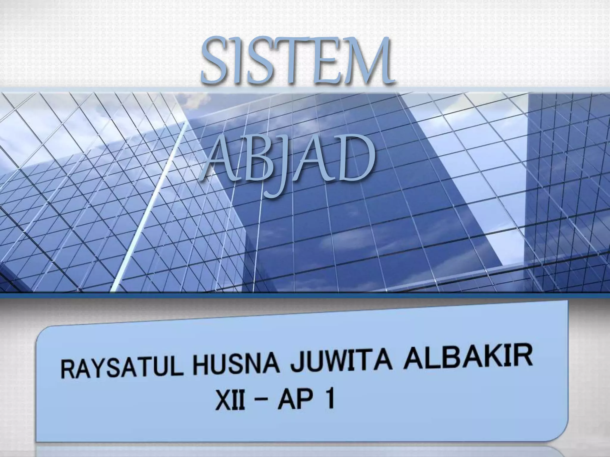 Sistem Abjad PPT | PPTX