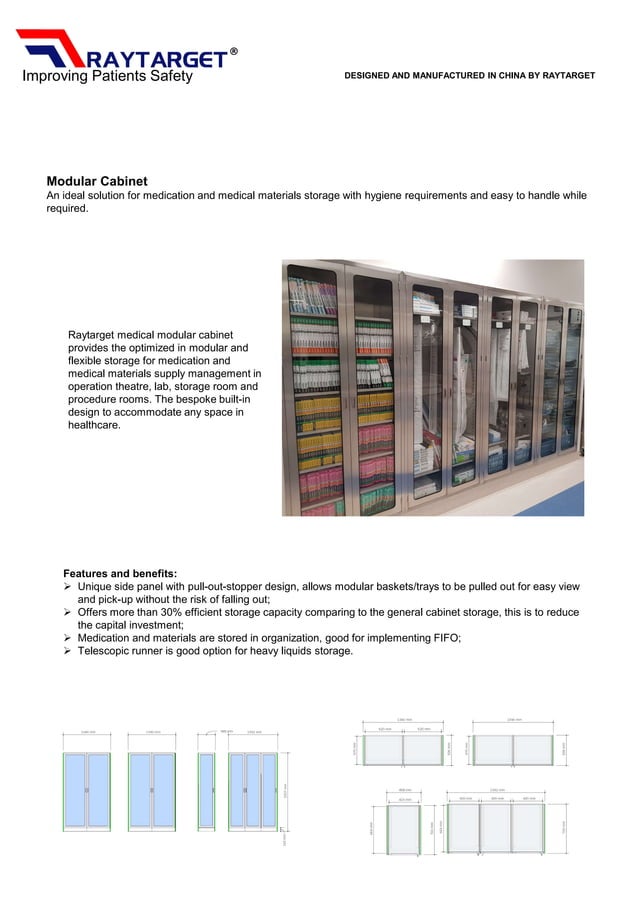 Raytarget medical modular storage | PDF