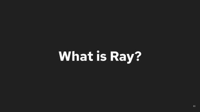 Ray The alternative to distributed frameworks.pdf