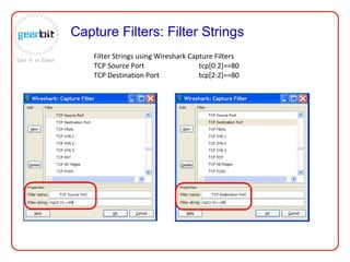 OSTU - Wireshark Capture Filters (by Ray Tompkins) | PPT