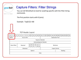 OSTU - Wireshark Capture Filters (by Ray Tompkins) | PPT