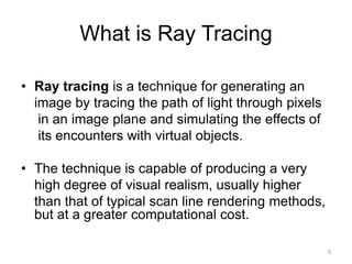 Ray tracing | PPTX
