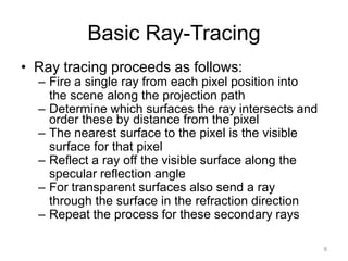 Ray tracing | PPTX