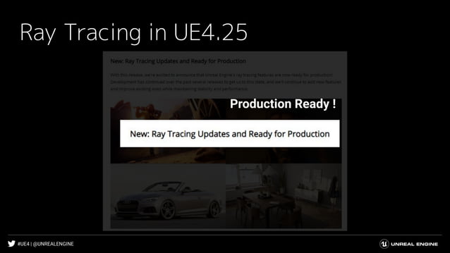 Real-time content creation with UE4 ray tracing | PPT