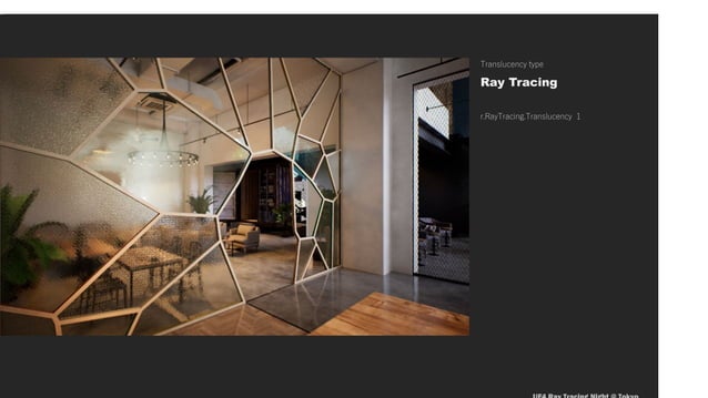 Ray tracingnight session2_ue425_update | PPT