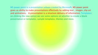 powerpoint presentation on designs of word | PPTX