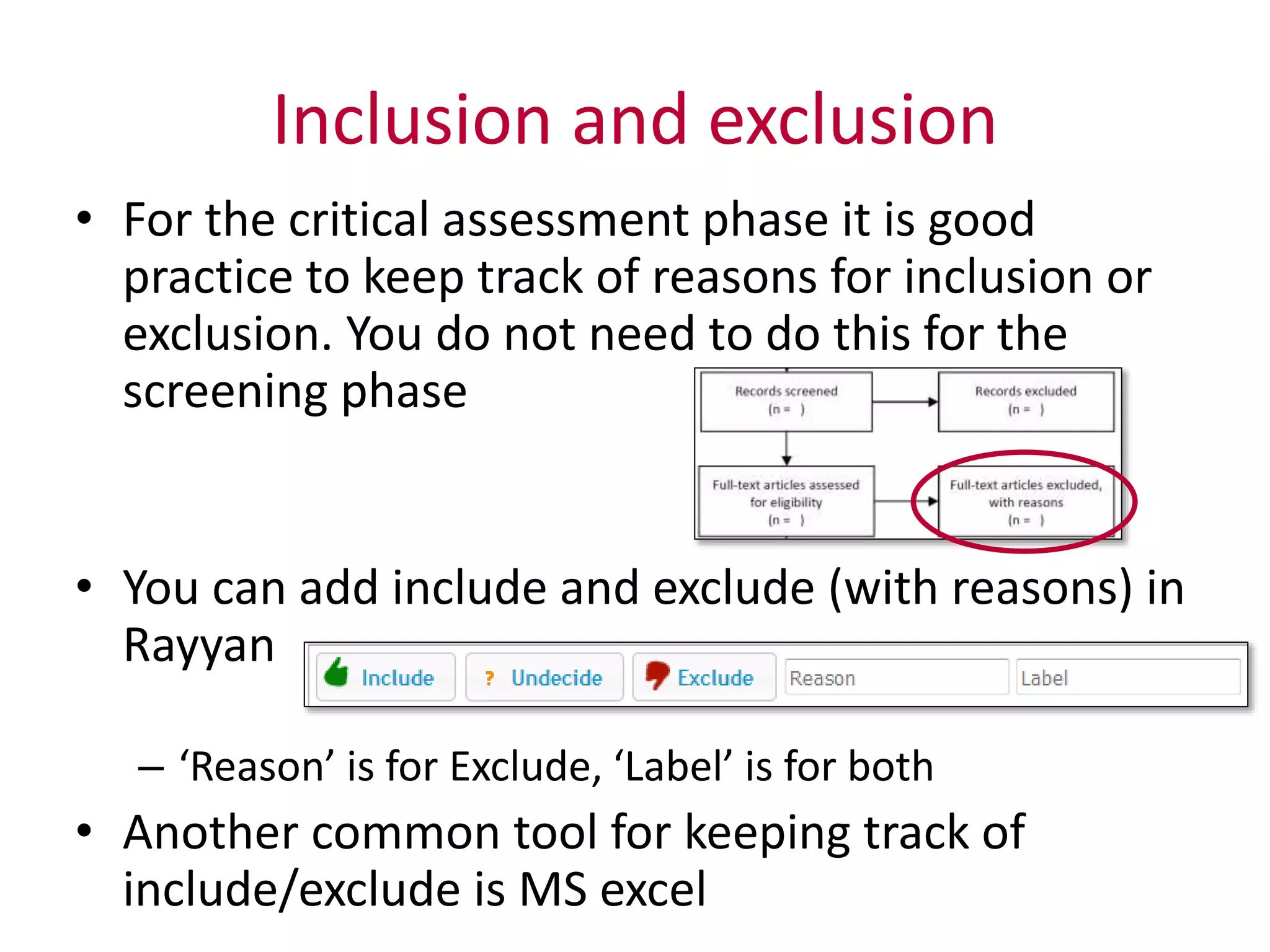 Rayyan Getting Started | PPTX