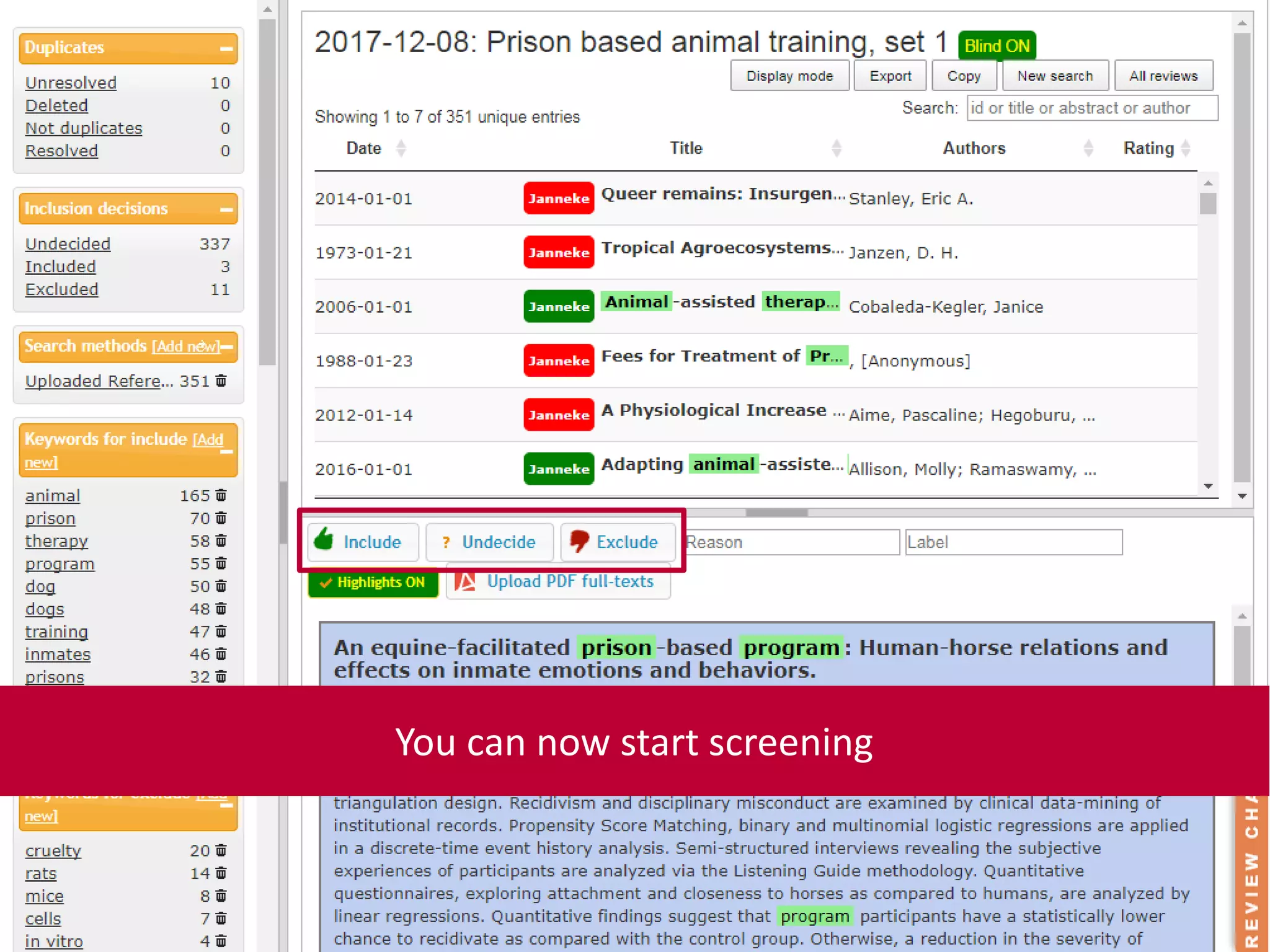 Rayyan Getting Started | PPTX