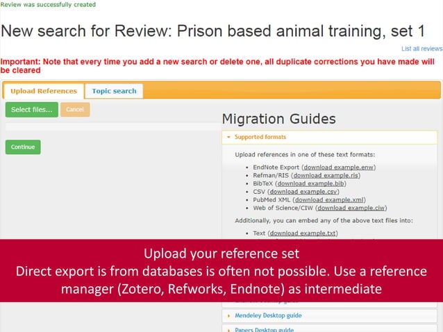 Rayyan Getting Started | PPTX