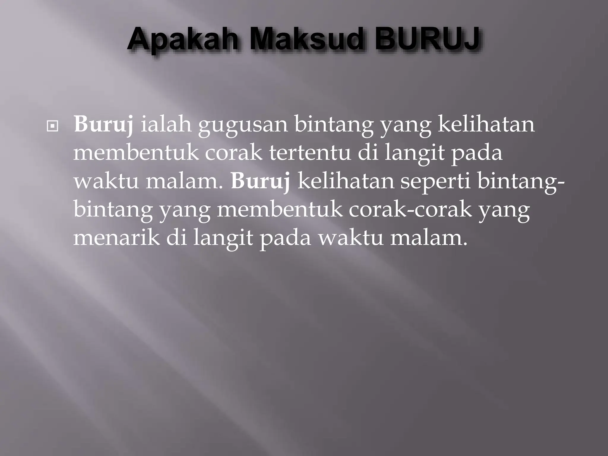 -buruj.pptx burung burux kerja kursus ai | PPTX