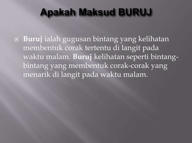 -buruj.pptx burung burux kerja kursus ai | PPTX