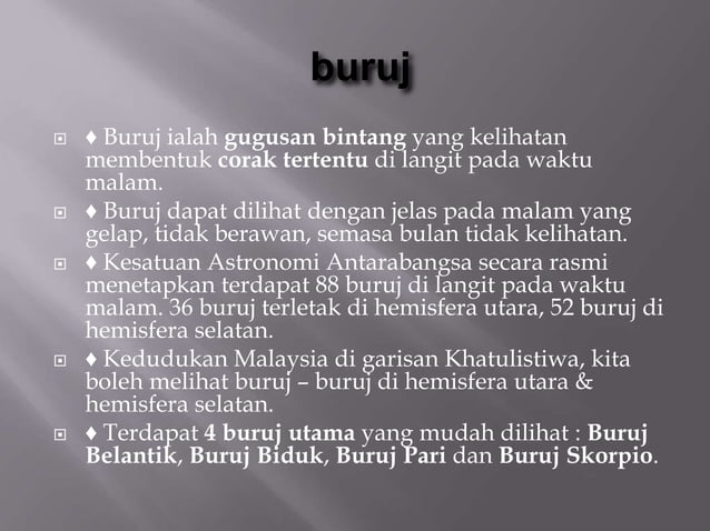 -buruj.pptx burung burux kerja kursus ai | PPTX