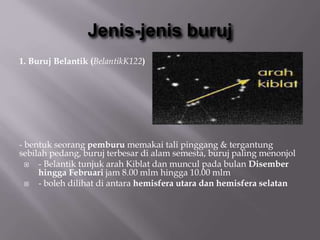 -buruj.pptx burung burux kerja kursus ai | PPTX