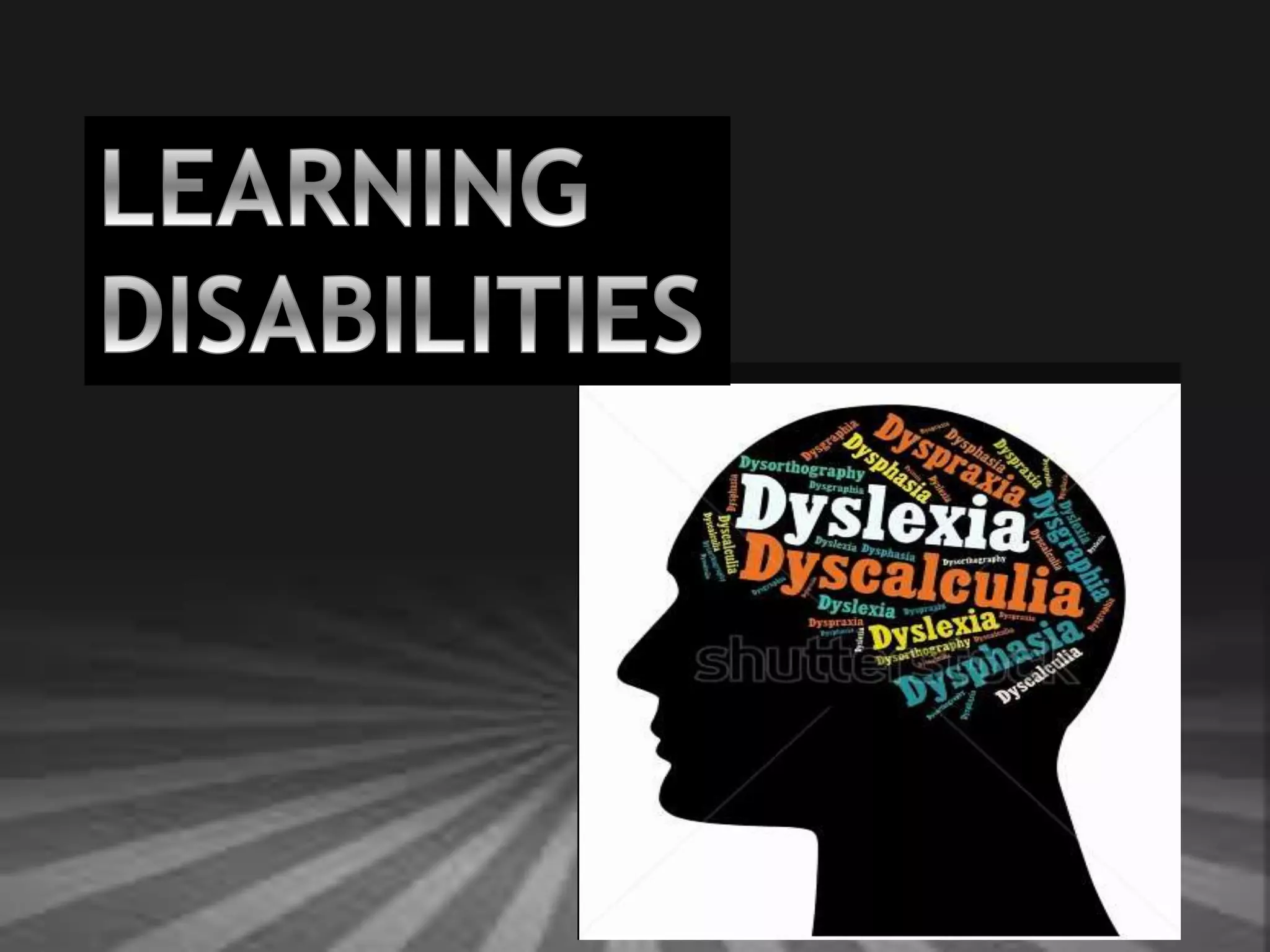 learning disability | PPTX