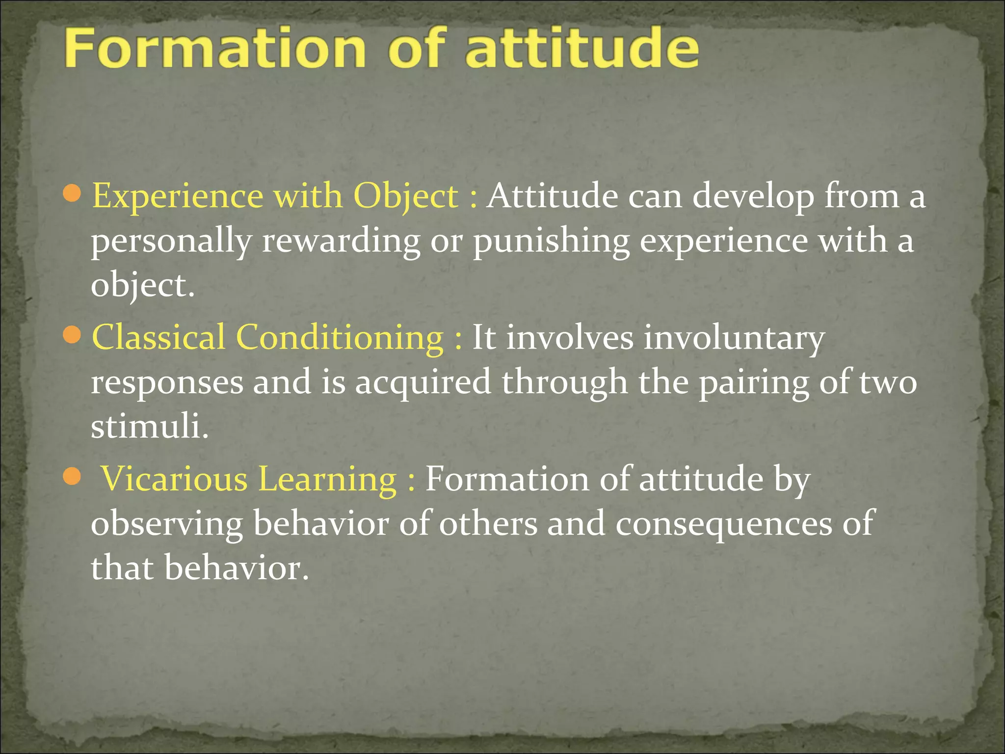 Attitude | PPT | Free Download