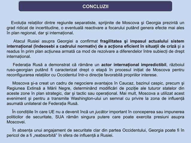 Razboiul ruso georgian | PPT