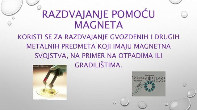 Razdvajanje sastojaka smesa | PPTX