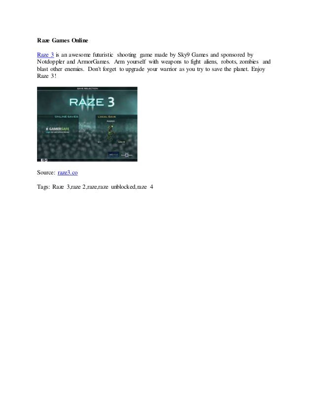 Raze games online