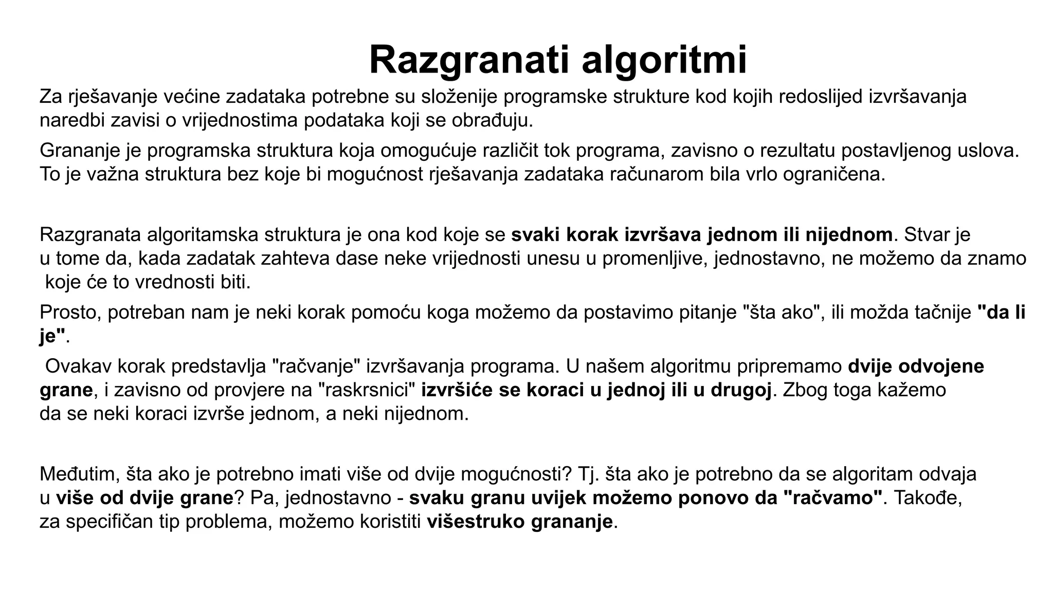 Razgranate strukture | PPTX