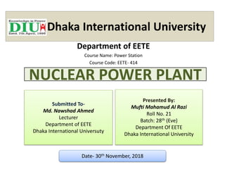Nuclear Power Plant | PPT