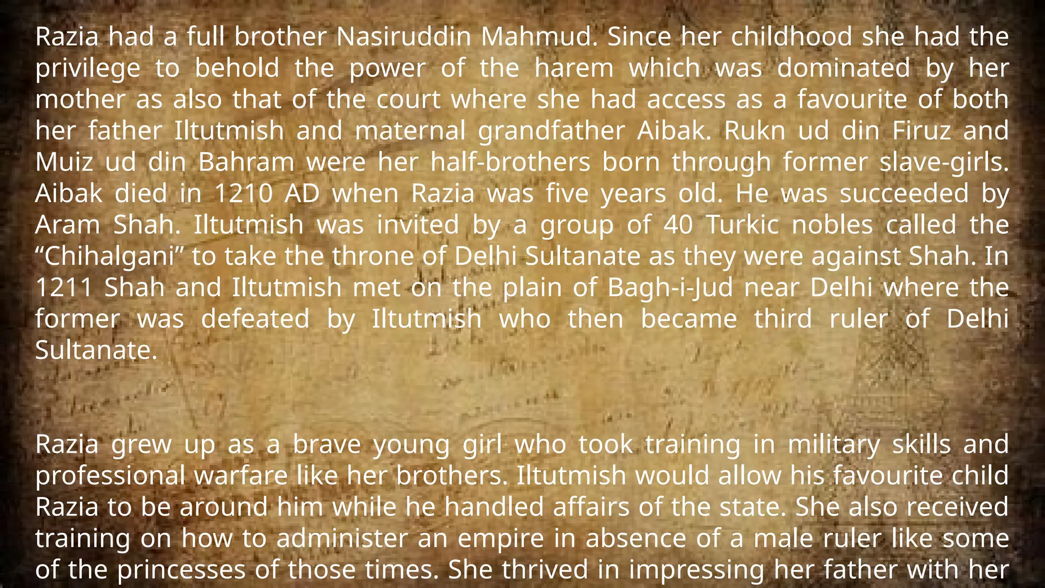 Razia Sultana.pptx the first Sultan of Delhi | PPTX | Celebrity ...