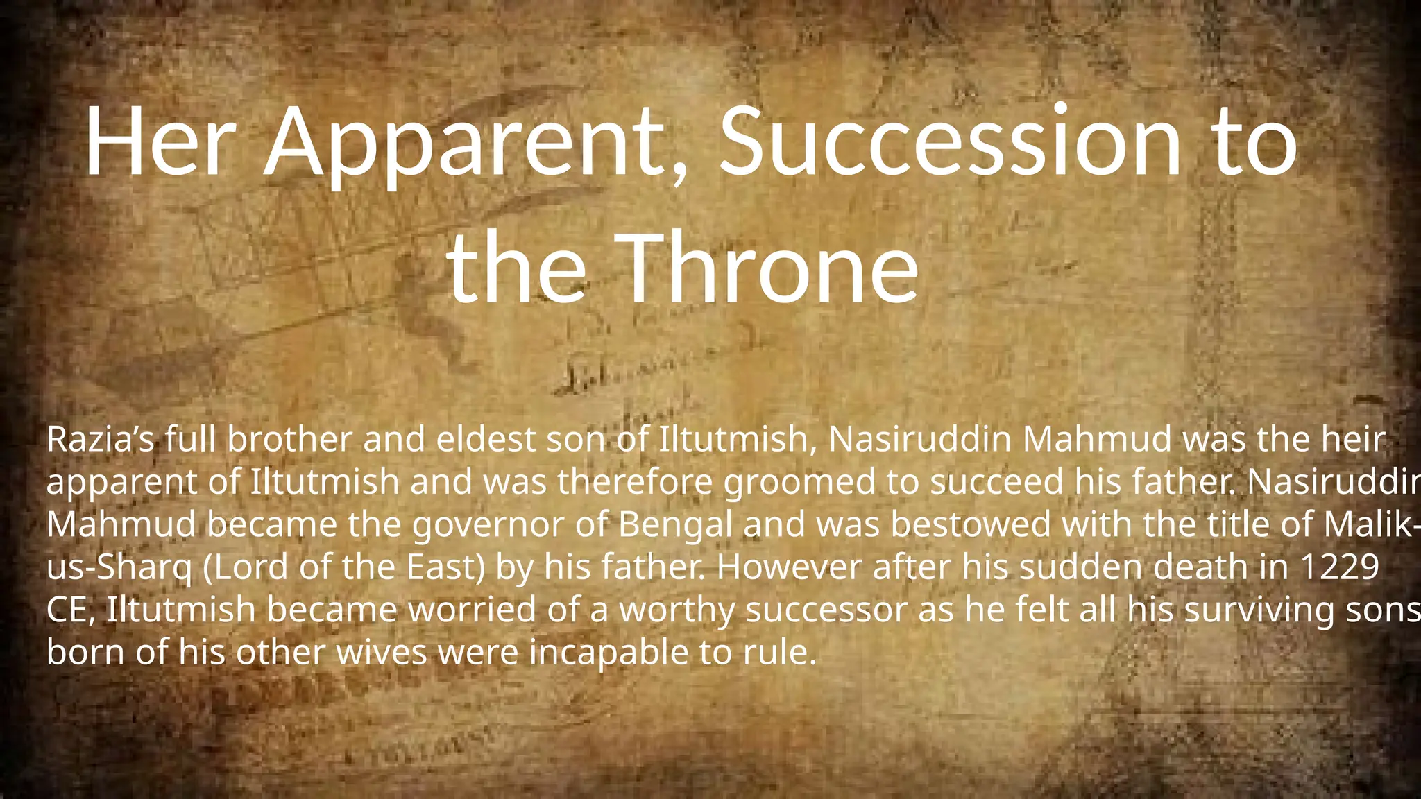 Razia Sultana.pptx the first Sultan of Delhi | PPTX | Celebrity ...