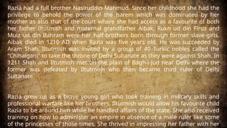 Razia Sultana.pptx the first Sultan of Delhi | PPTX
