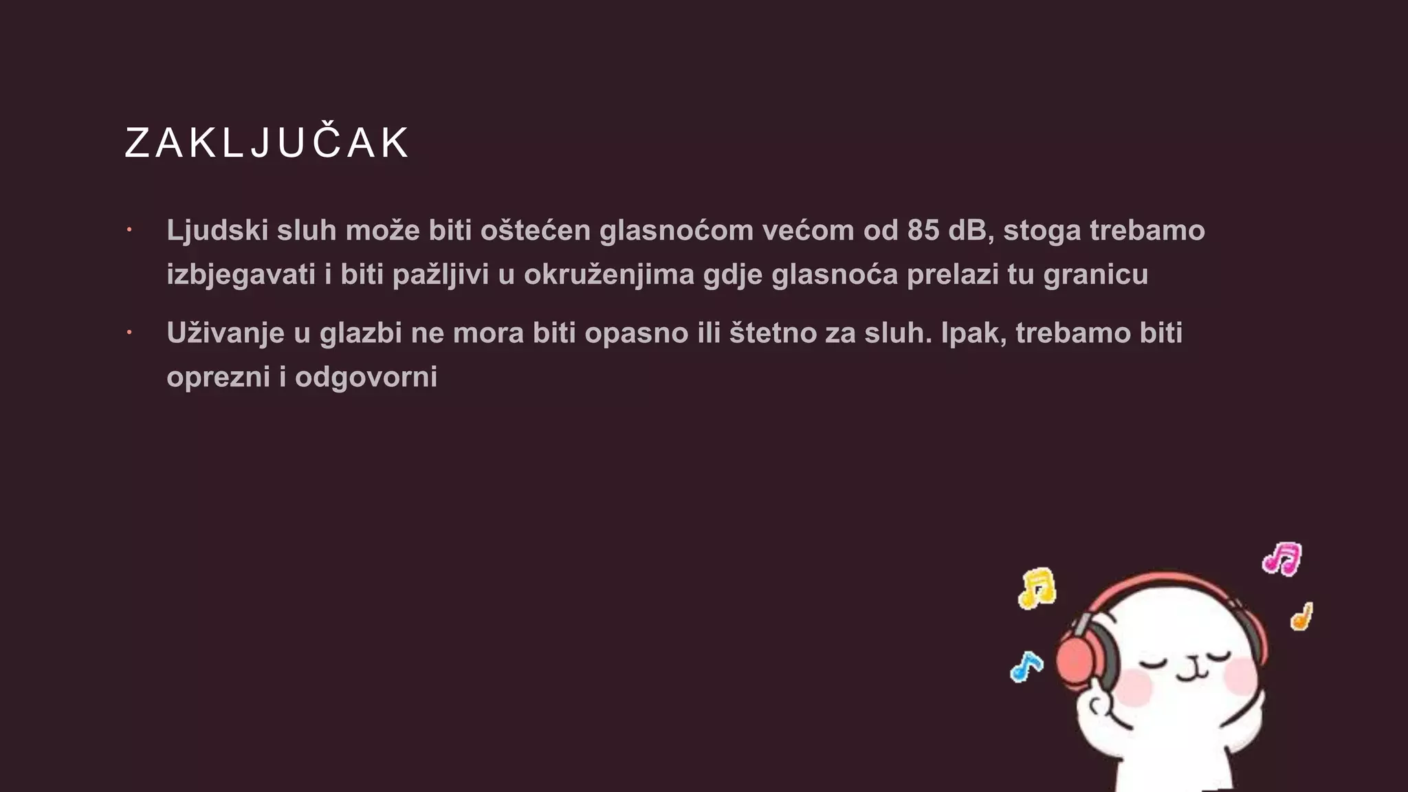 Razina intenziteta zvuka | PPTX