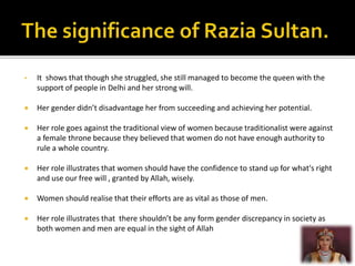 muslim leaders..Raziya sultan | PPTX