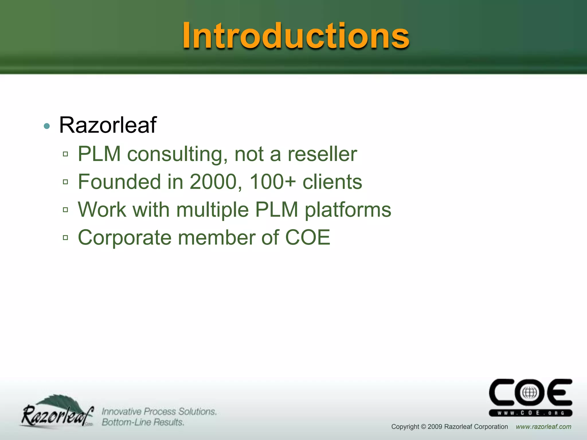 Managing CATIA V5 in PDM... Simply for COE Ask The Expert | PPTX