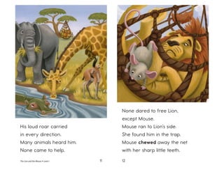 lion and the mouse for kids form old story | PDF