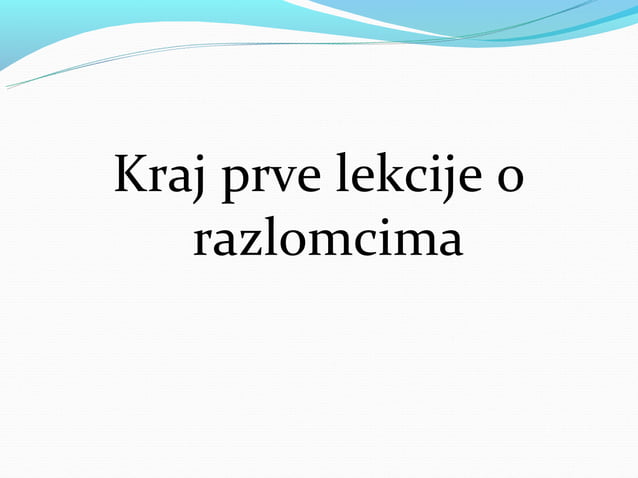 Razlomci lekcija1 | PPT