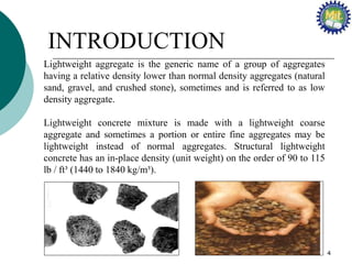 Study on property of concrete using light weight aggregate. | PDF ...