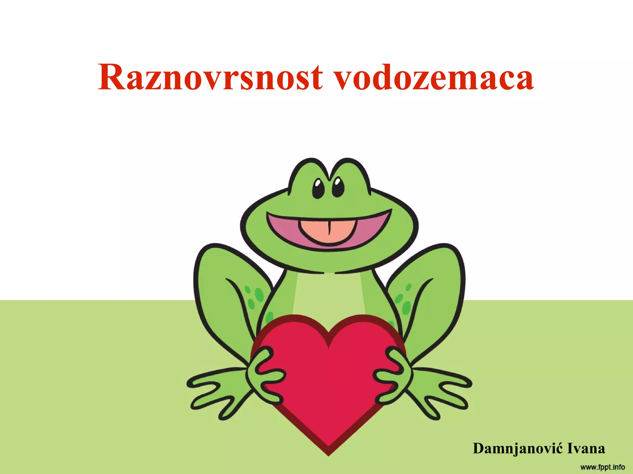 Raznovrsnost vodozemaca | PPT