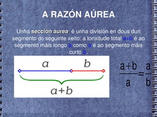 Razón áurea e sucesión de Fibonacci | ODP