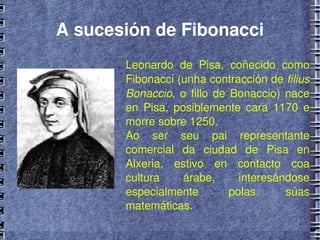 Razón áurea e sucesión de Fibonacci | ODP