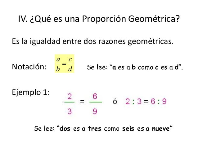 Propiedades De La Proporción. – IUJLEO
