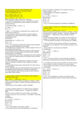 Razonamiento deductivo | PDF