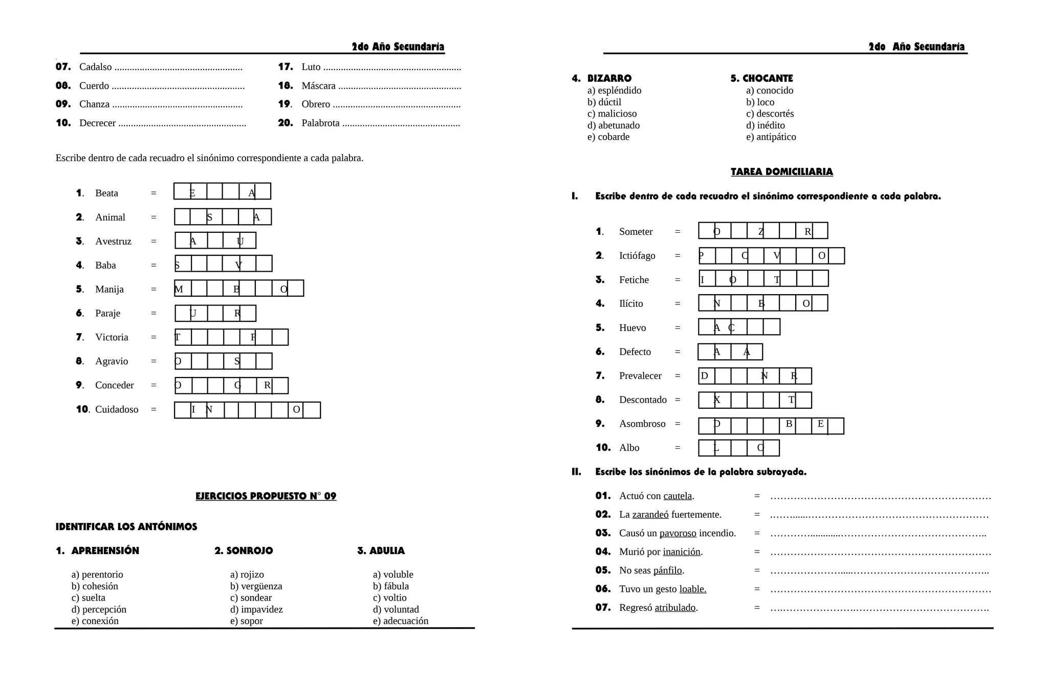 Razonamiento verbal 1º1 b | DOC
