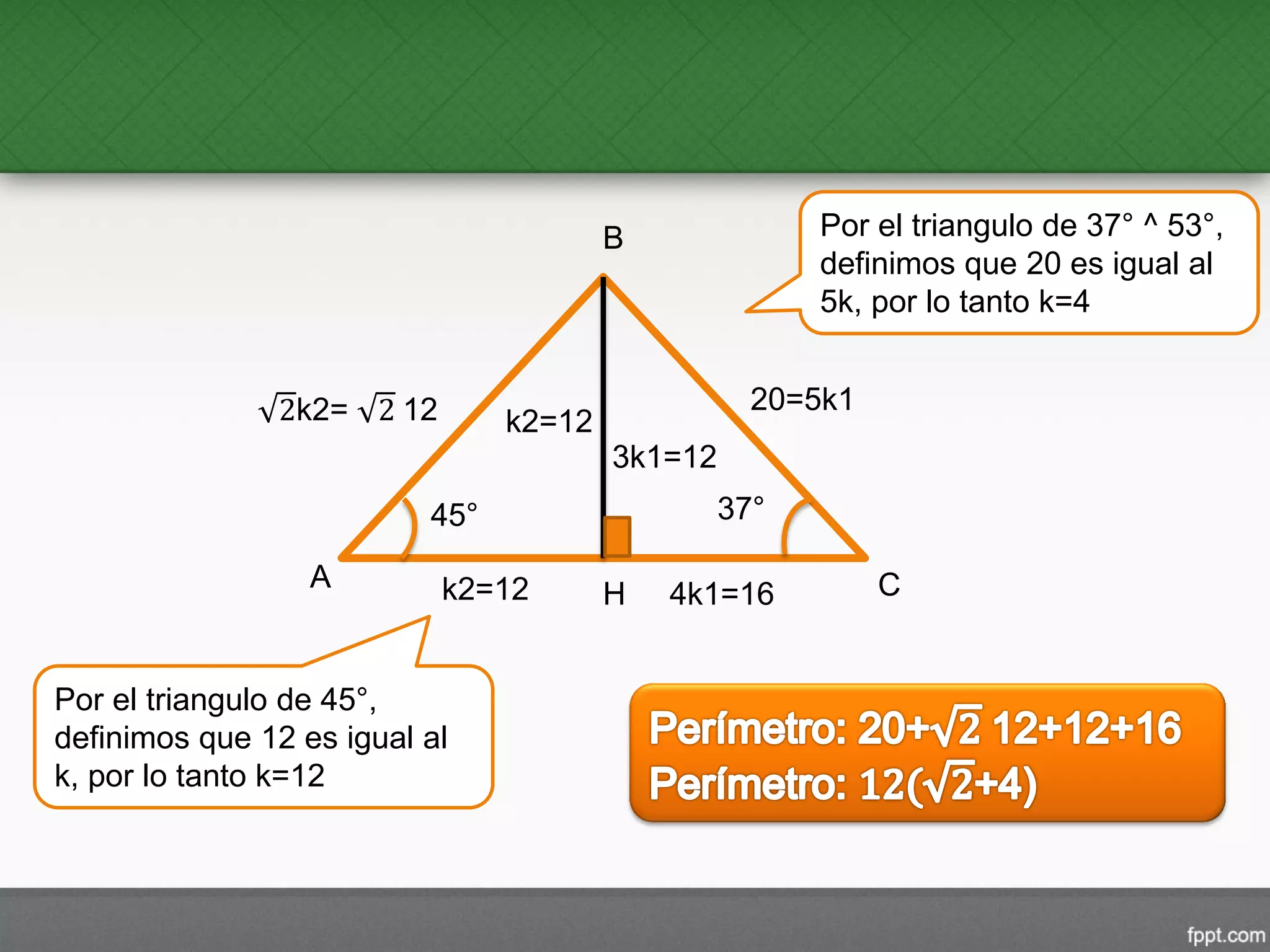 Razones Trigonométricas De ángulos Agudos Ppt Descarga Gratuita