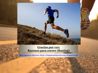 Razones para correr: Running | PPTX