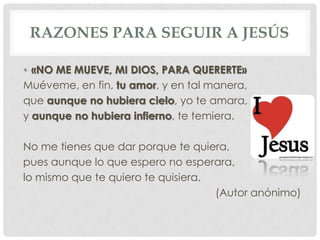Razones para seguir a Jesús | PPT