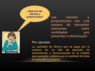 Razones, proporciones y porcentajes Completa a | PPT