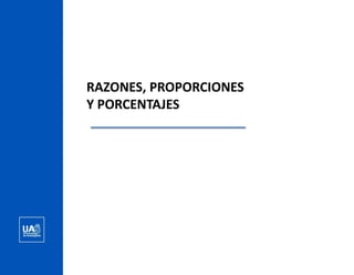 Razones,proporciones y porcentajes para estudiantes de todos los años | PDF